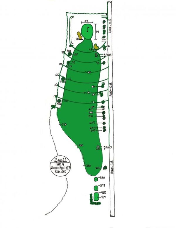 Hole Layout - Hooper Golf Course