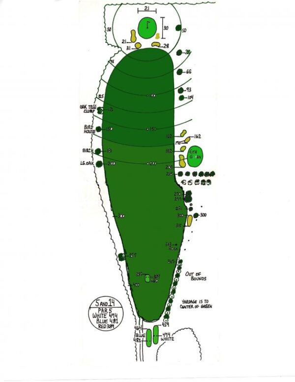 Hole Layout - Hooper Golf Course