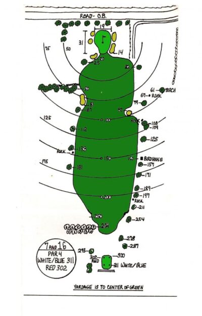 Hole Layout - Hooper Golf Course