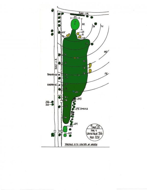 Hole Layout - Hooper Golf Course